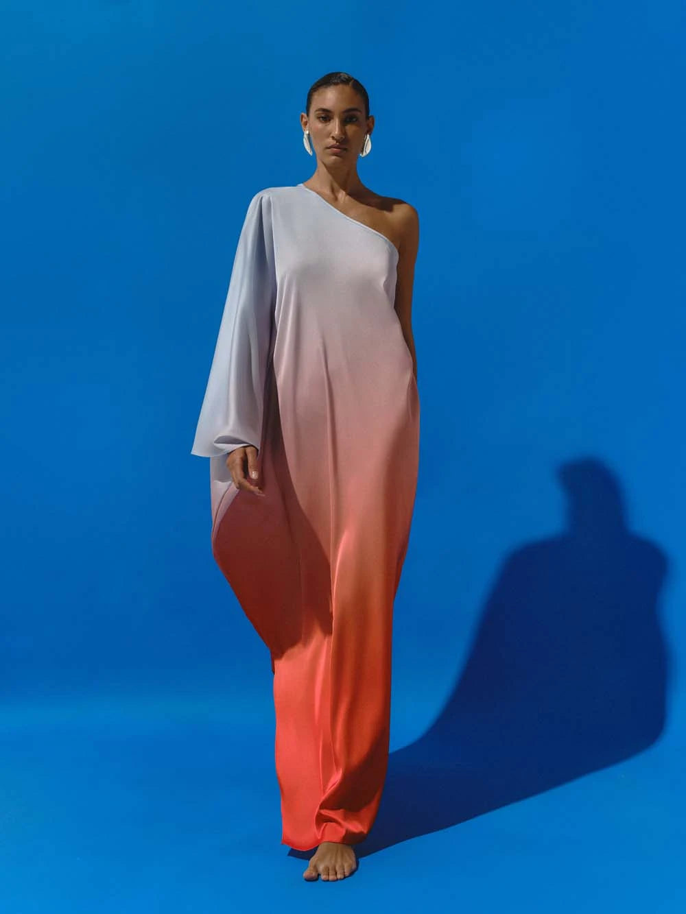 Riva Maxi Dress Multicolor in Satin - High Summer 25 – BAOBAB