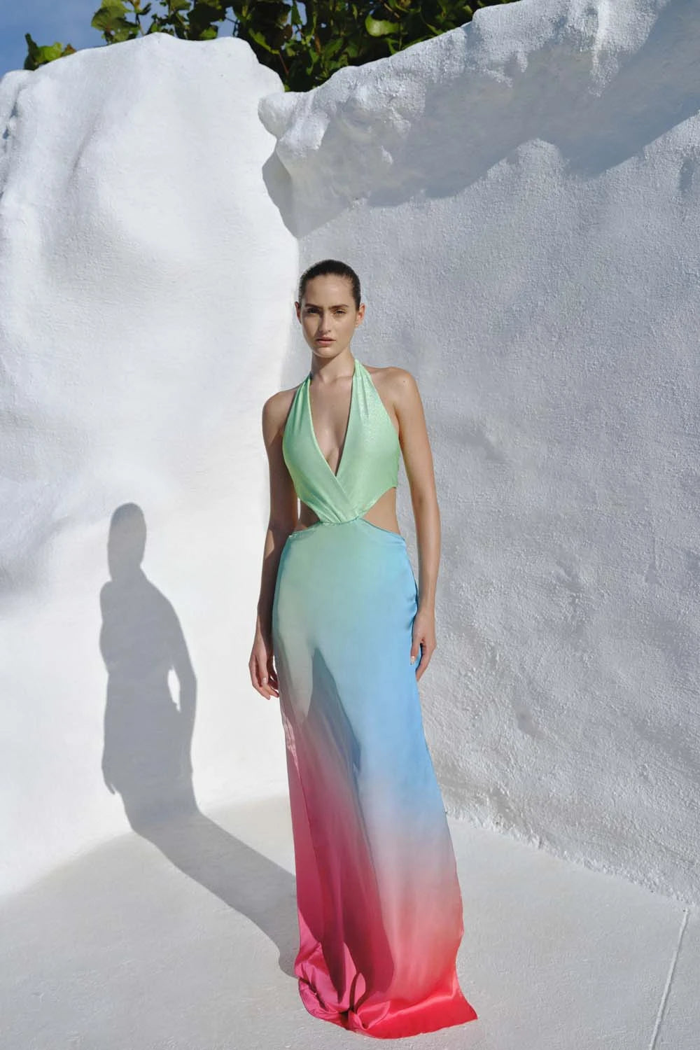 Vestido Maxi Rafia en Multicolor - Resort 24 – BAOBAB